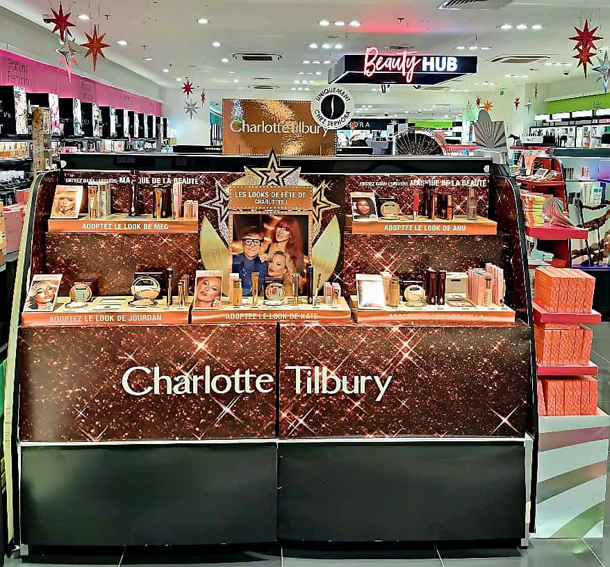 Stand de Charlotte Tilbury en Sephora | Mayence